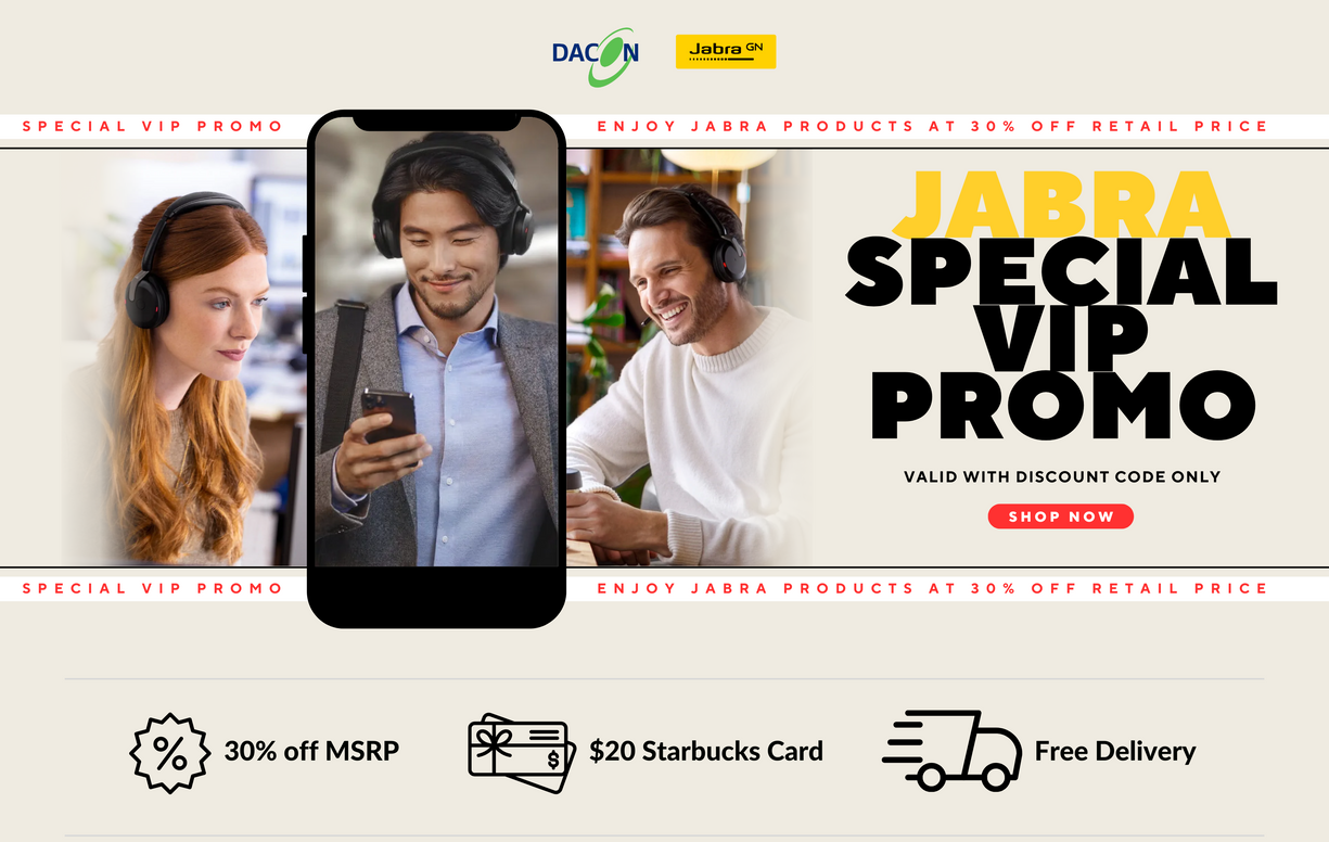 Jabra X Dacon - Special VIP Promo – Dacon Networks